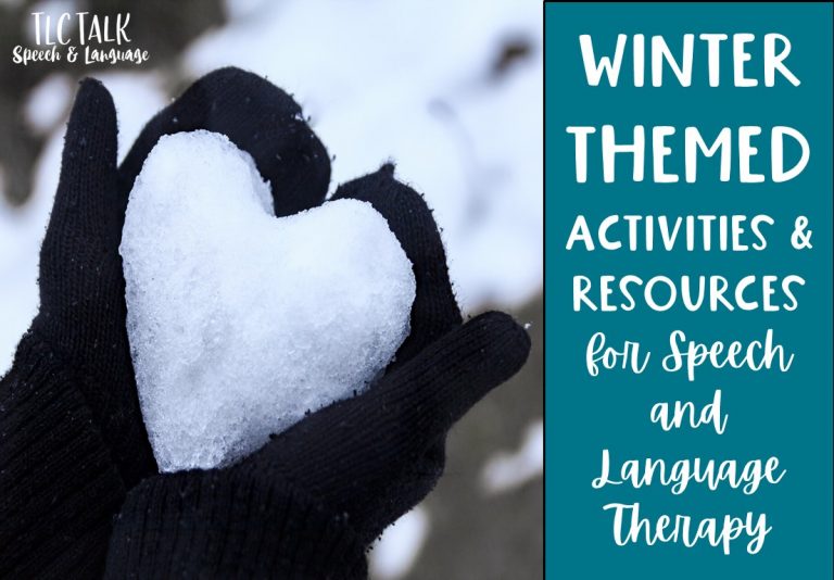 Winter-Themed Activities and Resources for Speech and Language Therapy ...
