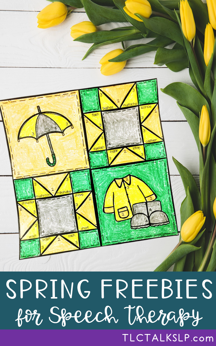 10 Spring Freebies for Speech and Language Therapy - TLC Talk Speech ...