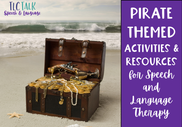 Pirate Themed Activities and Resources for Speech and Language Therapy ...