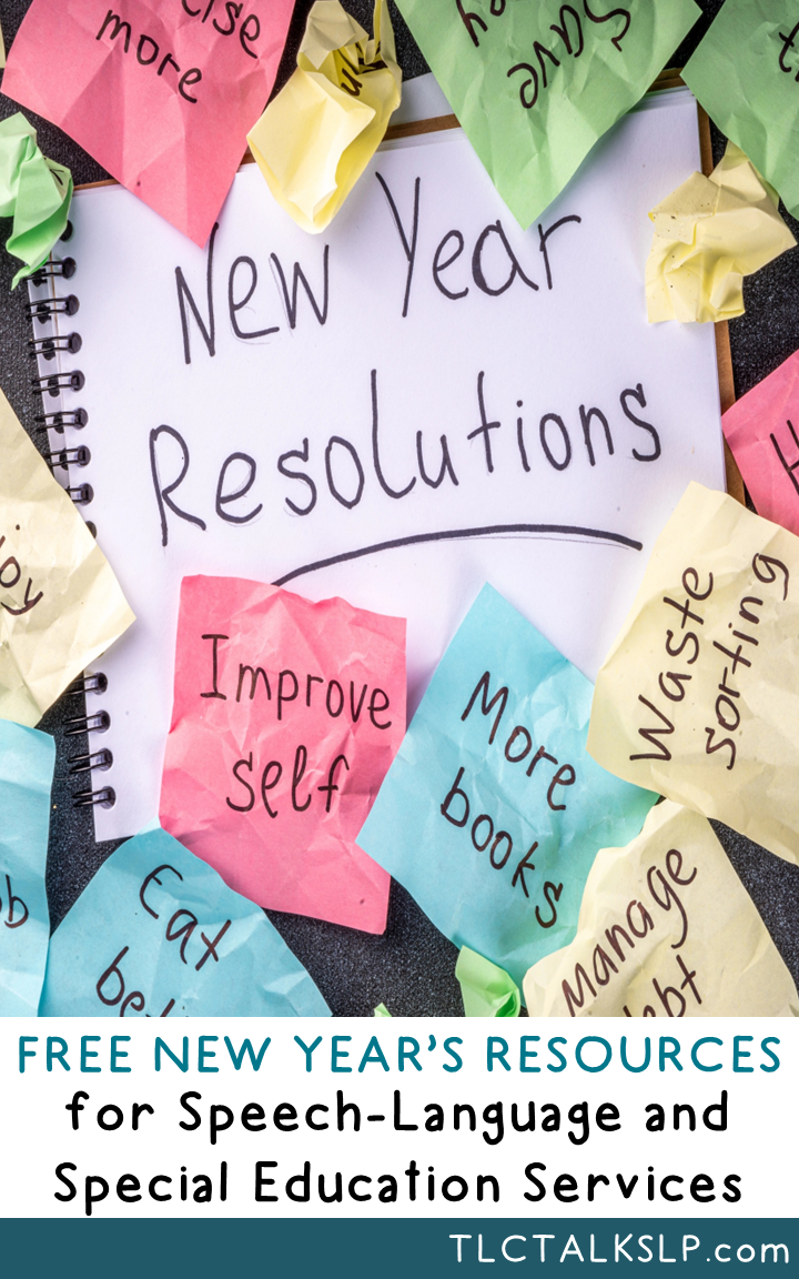 10 New Year's Freebies for Speech and Language Therapy - TLC Talk ...