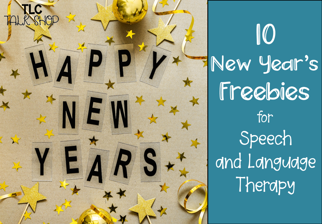 10 New Year's Freebies for Speech and Language Therapy - TLC Talk ...